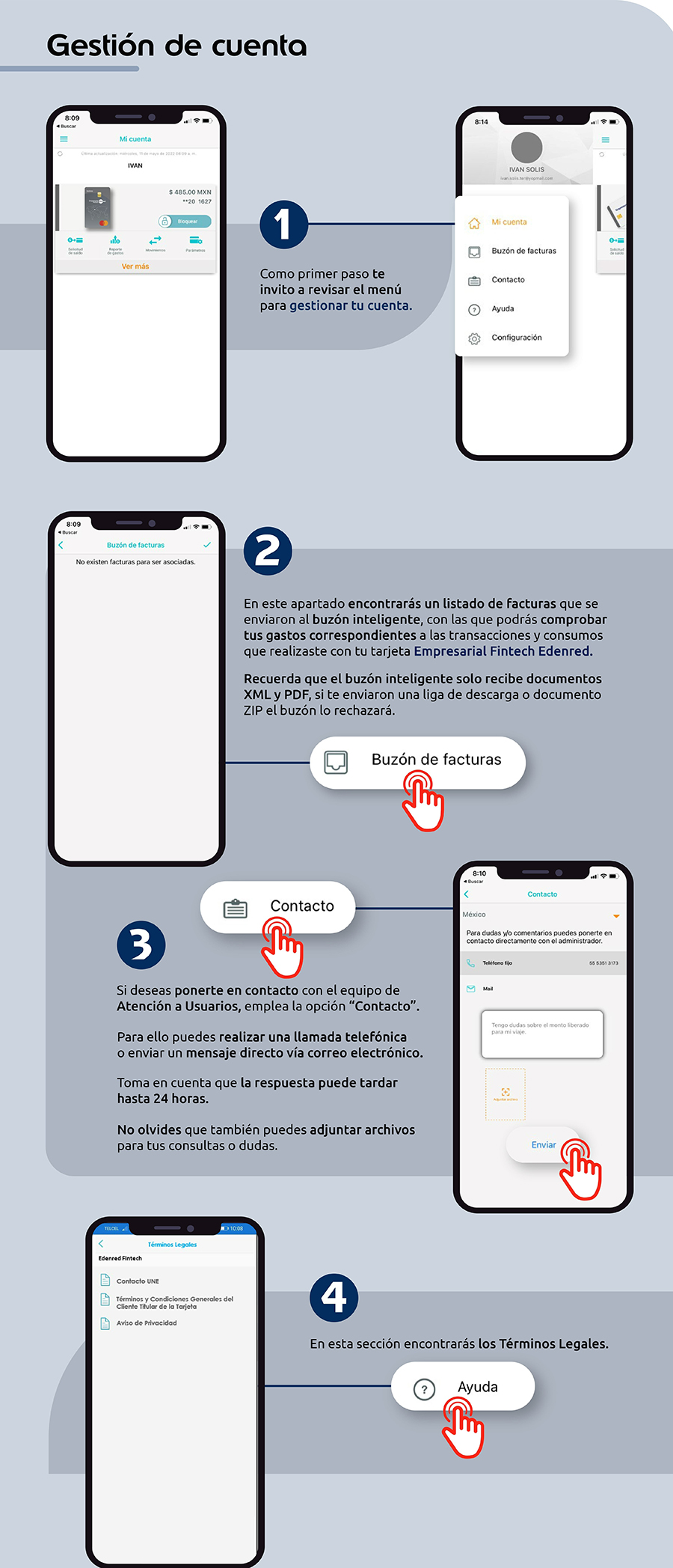 Contacto Usuario - Pagos Corporativos - Faqs